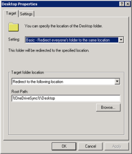 Configure folder redirection to OneDrive. Sync your Desktop, Documents ...
