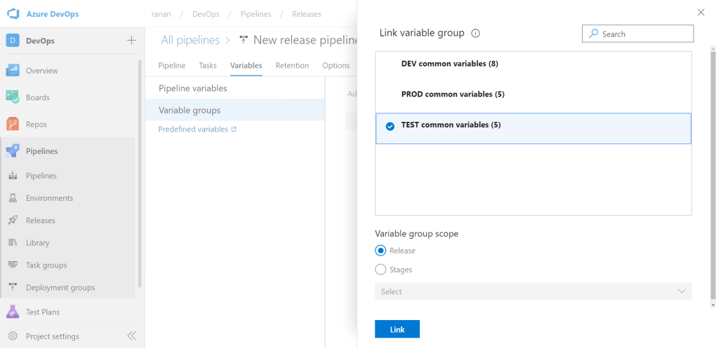 Azure DevOps: how to manage CI/CD variable groups using PowerShell ...